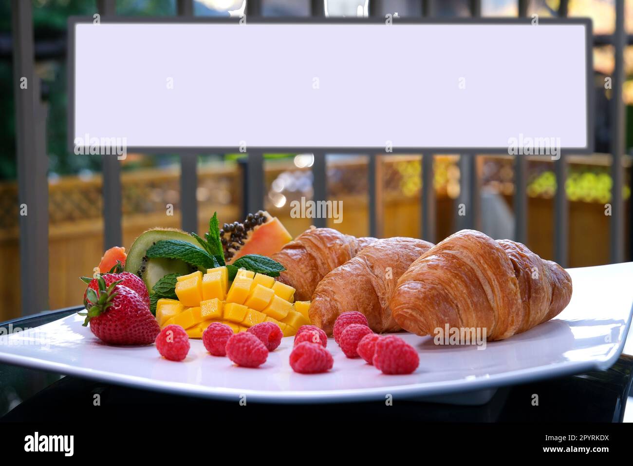 Various breakfast food concept. Traditional healthy breakfast foods and ...