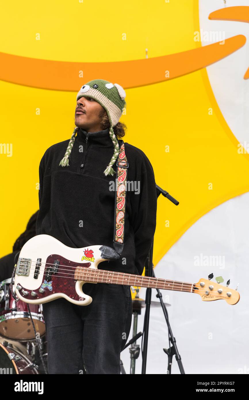 Seattle, USA. 4th May, 2023. An outside free show at the Amazon campus ...