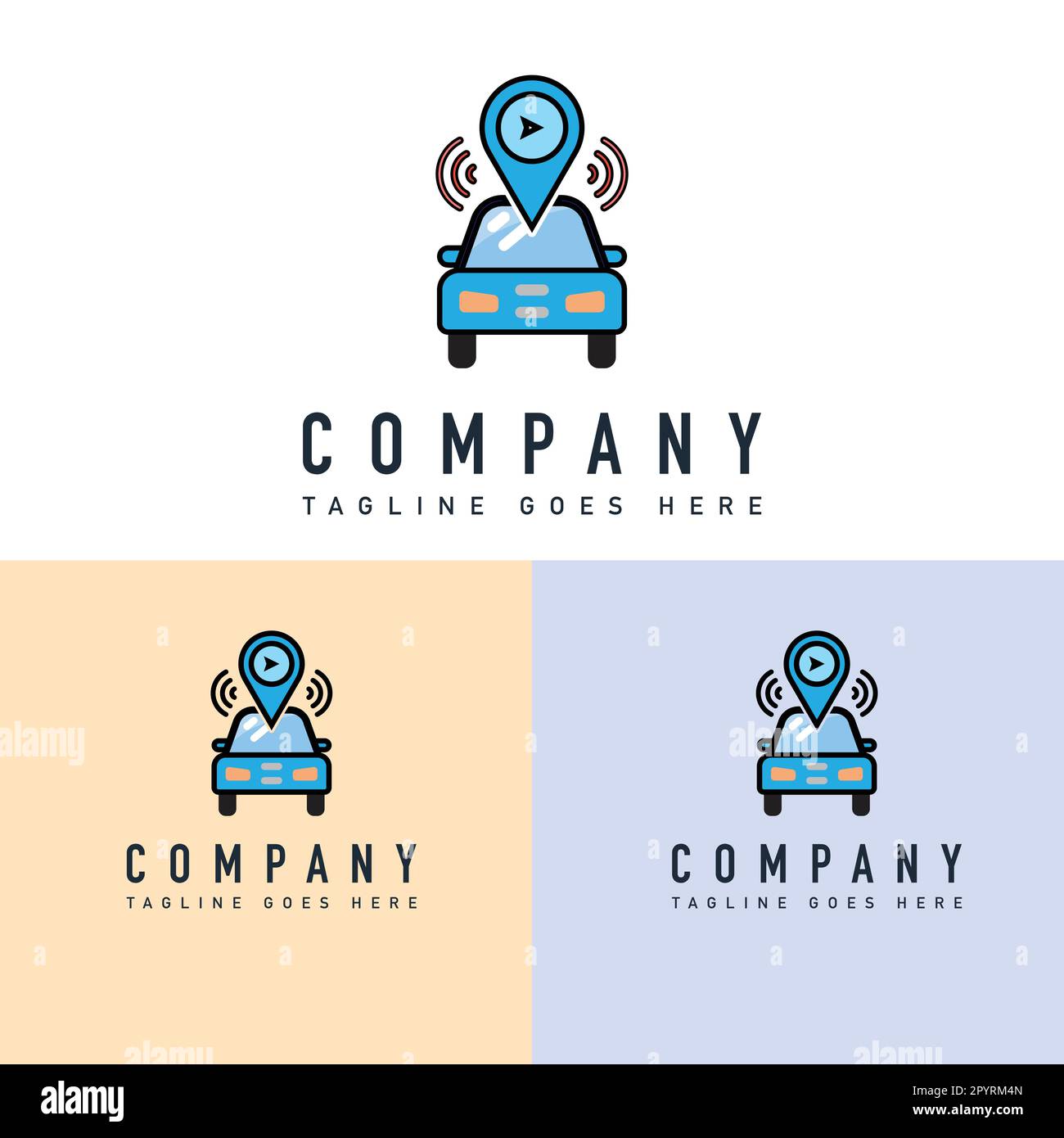 Taxi service logo template.Car service logo concept Vector illustration ...