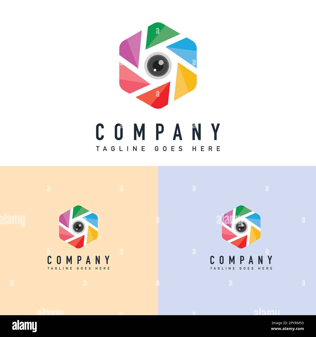 Camera logo design template. Camera logo vector icon. Camera logo ...