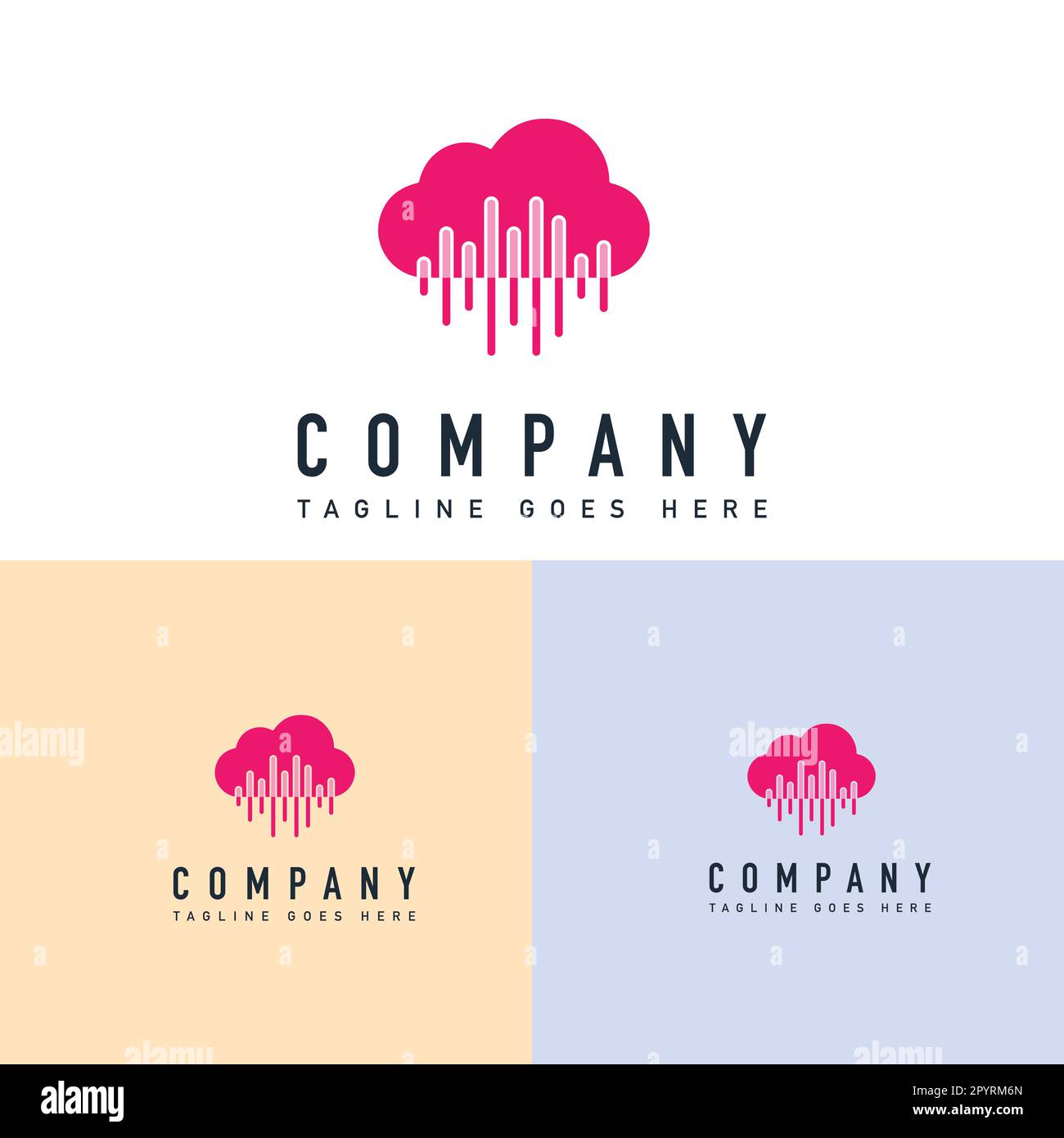 Cloud technology logo design vector template. Cloud Logo Template ...