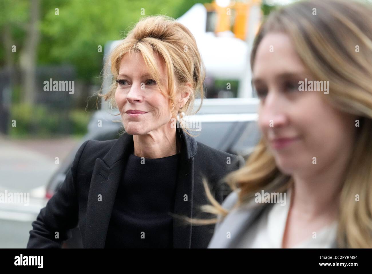 Roberta Myers, former editor-in-chief of Elle magazine, arrives to ...