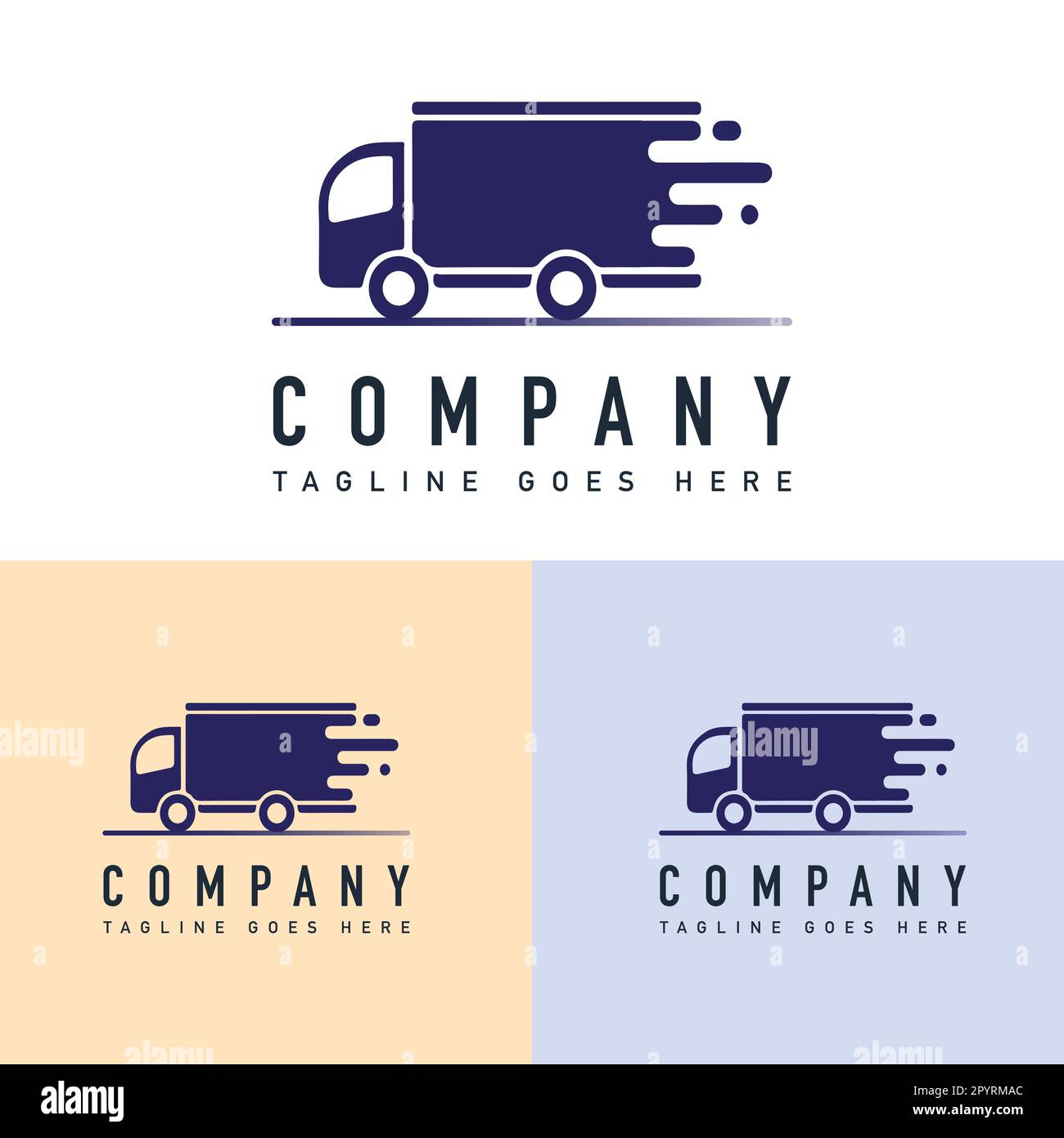 Delivery truck logo design template. Fast Delivery Logo Template Design ...