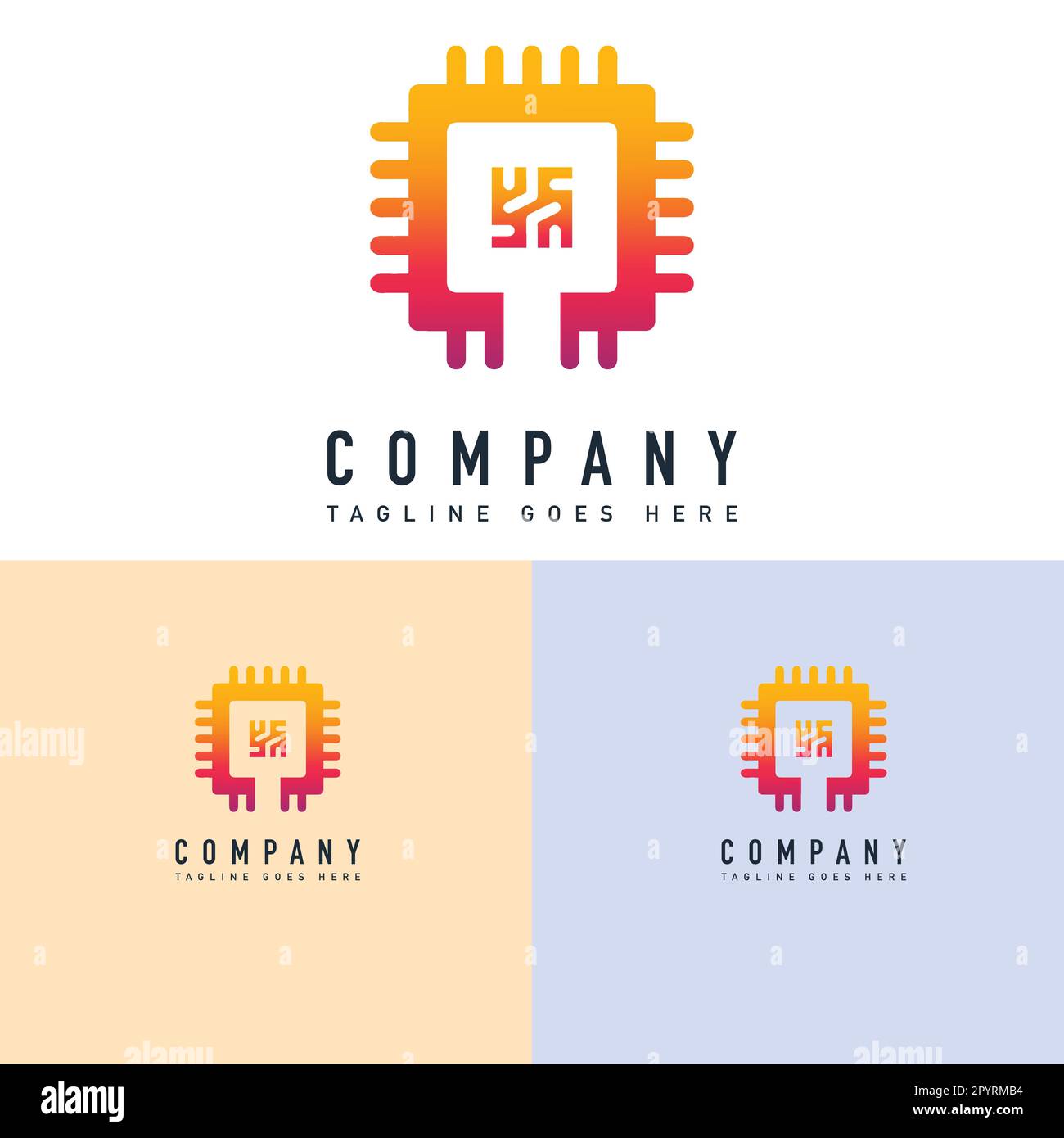 Data Center Logo Template Vector. Circuit Icon Illustration Design ...