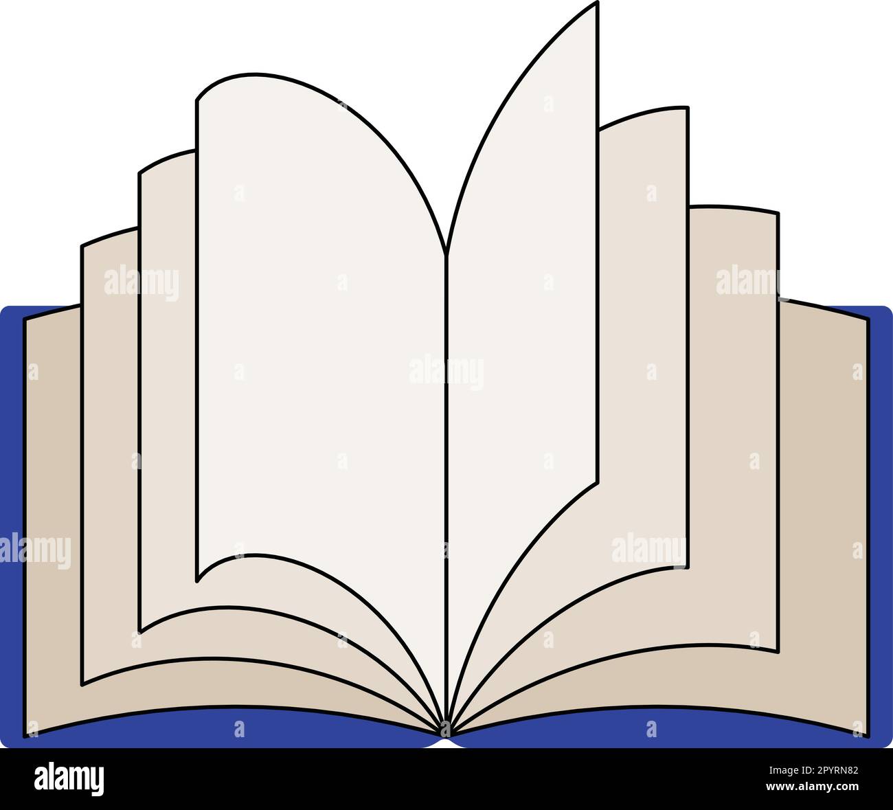 Open Book Icon Stock Vector Image & Art - Alamy