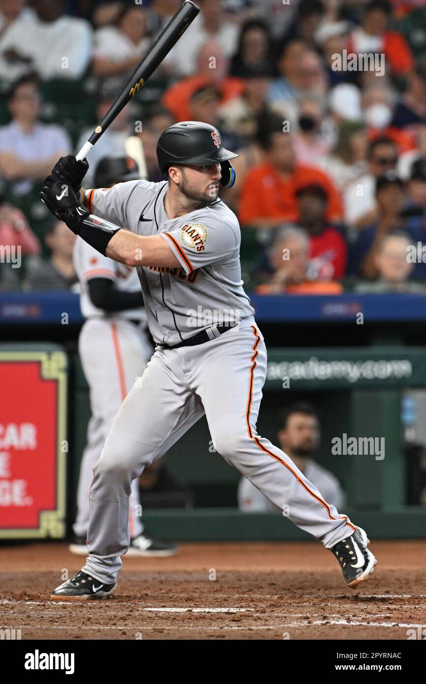 San Francisco Giants catcher JOEY BART batting in the top of the sixth ...