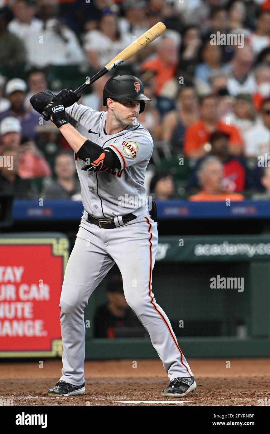 San Francisco Giants center fielder AUSTIN SLATER batting in the top of ...