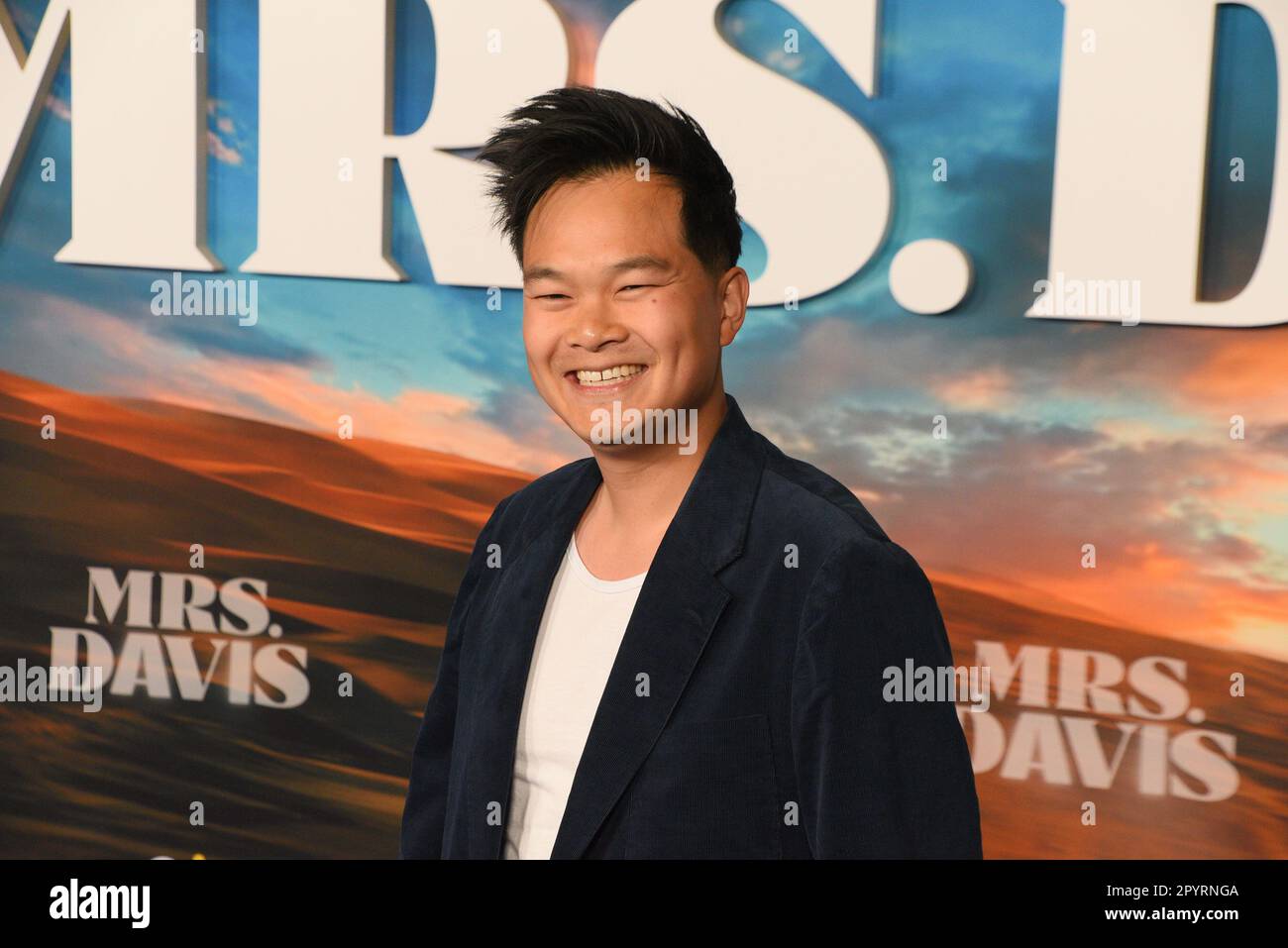 Jonny Sun attends the premiere of Peacock’s Mrs. Davis Stock Photo - Alamy