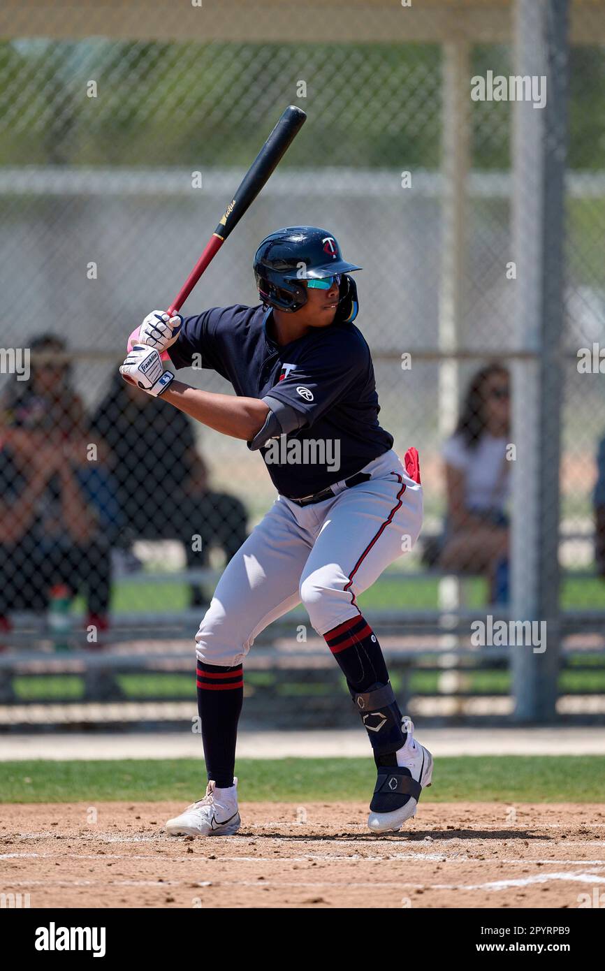 Minnesota Twins Yasser Mercedes (31) bats during an Extended Spring ...