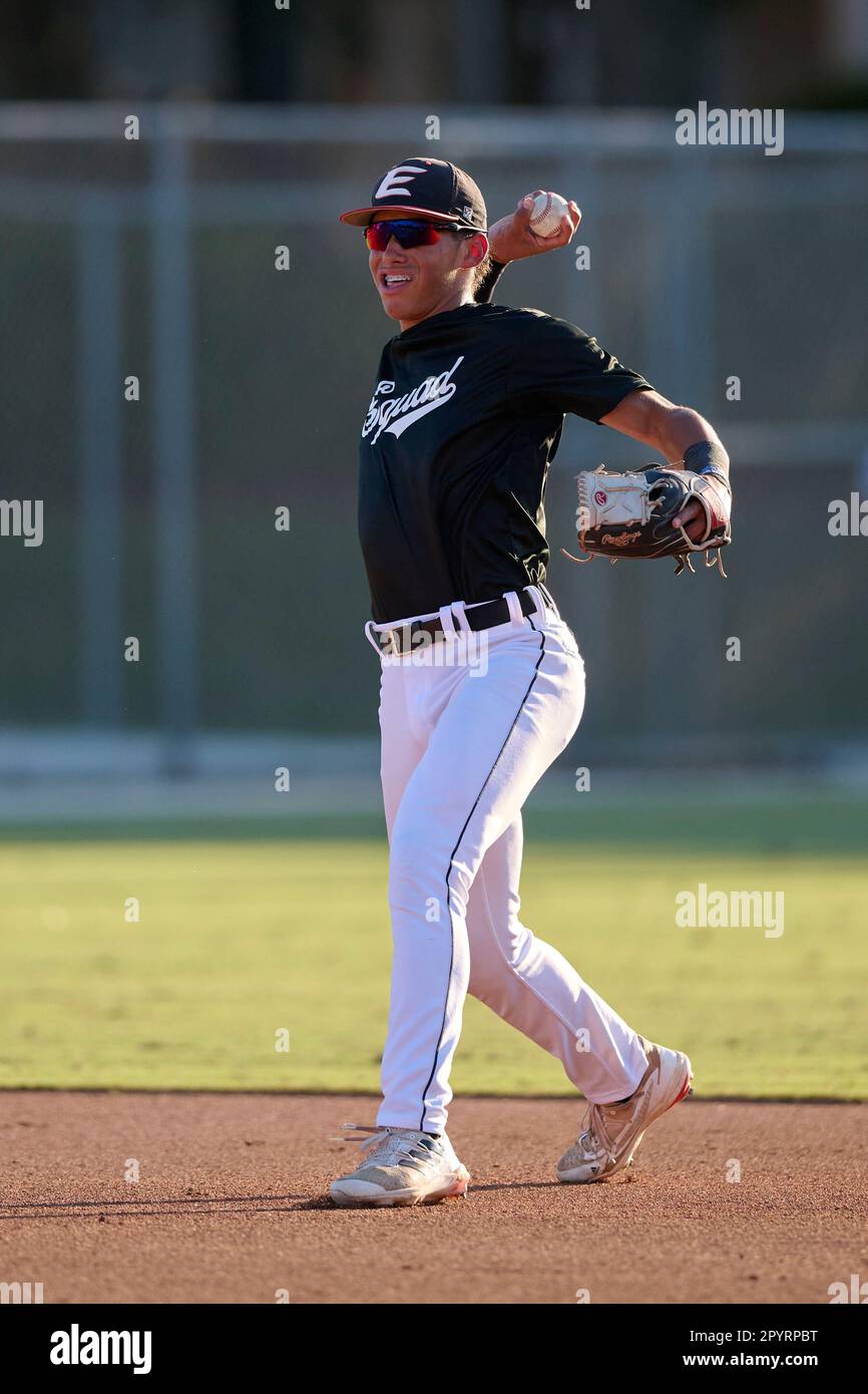 George Lombard Jr. (21) of Gulliver Prep High School in Miami, Florida ...
