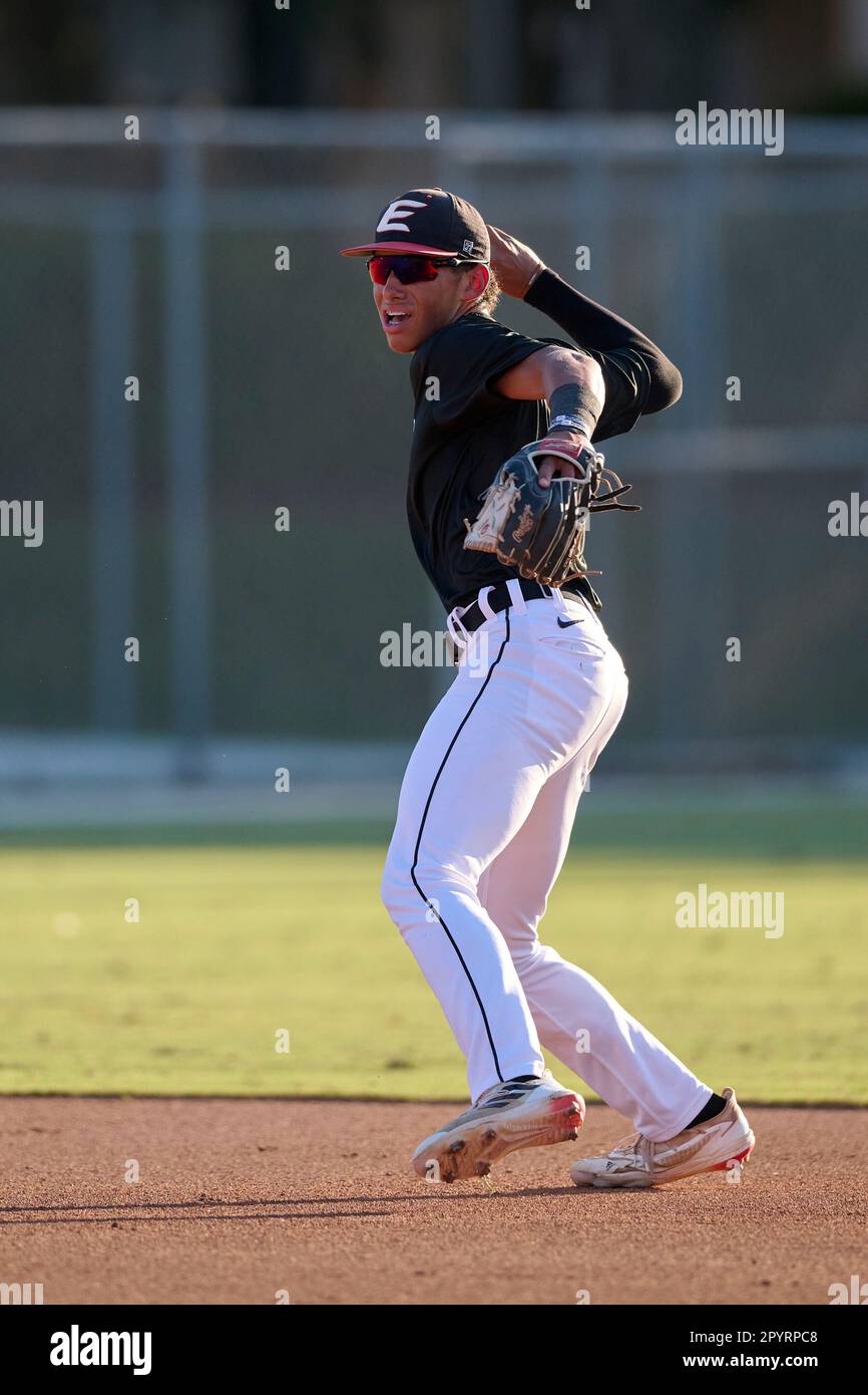 George Lombard Jr. (21) of Gulliver Prep High School in Miami, Florida ...