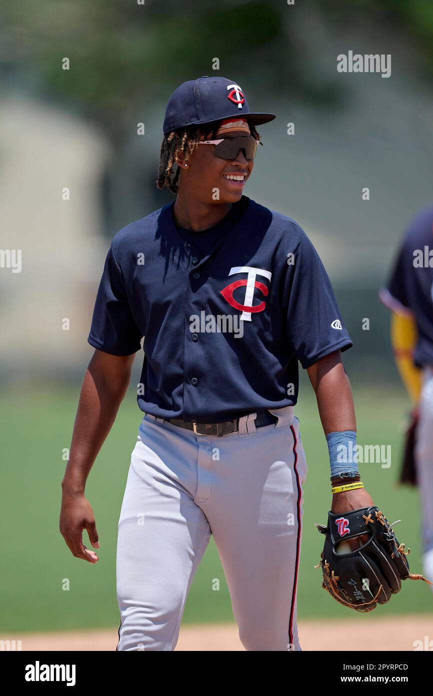 Minnesota Twins third baseman Omari Daniel (16) during an Extended ...