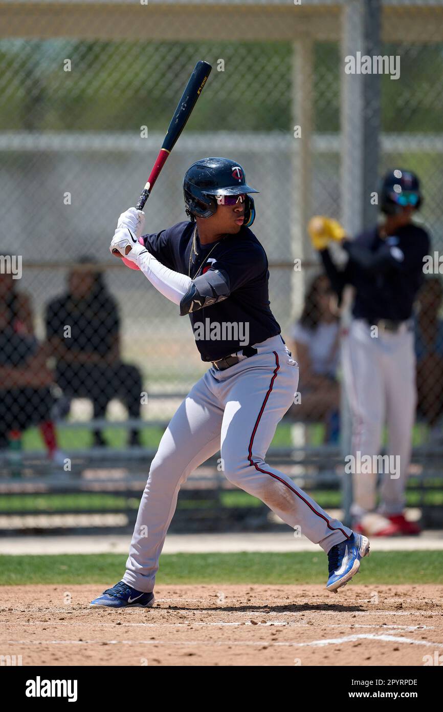 Minnesota Twins Bryan Acuna (13) bats during an Extended Spring ...