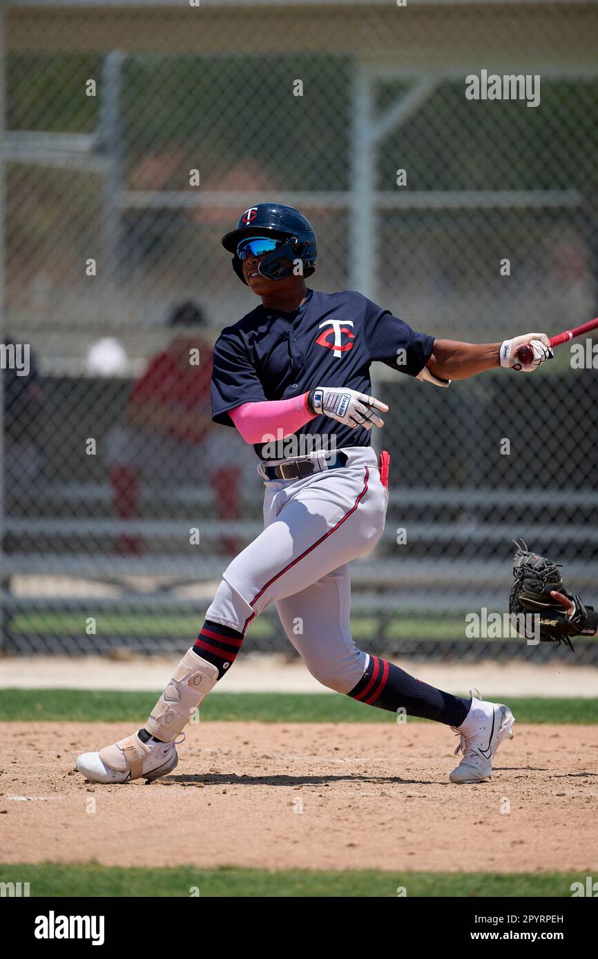 Minnesota Twins Yasser Mercedes (31) bats during an Extended Spring ...