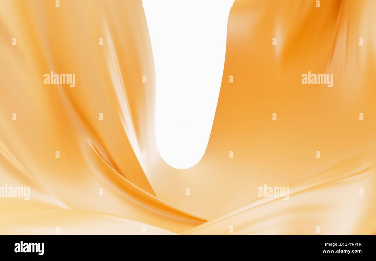 Abstract gold fabric silk texture background, 3d rendering. Digital drawing Stock Photo - Alamy