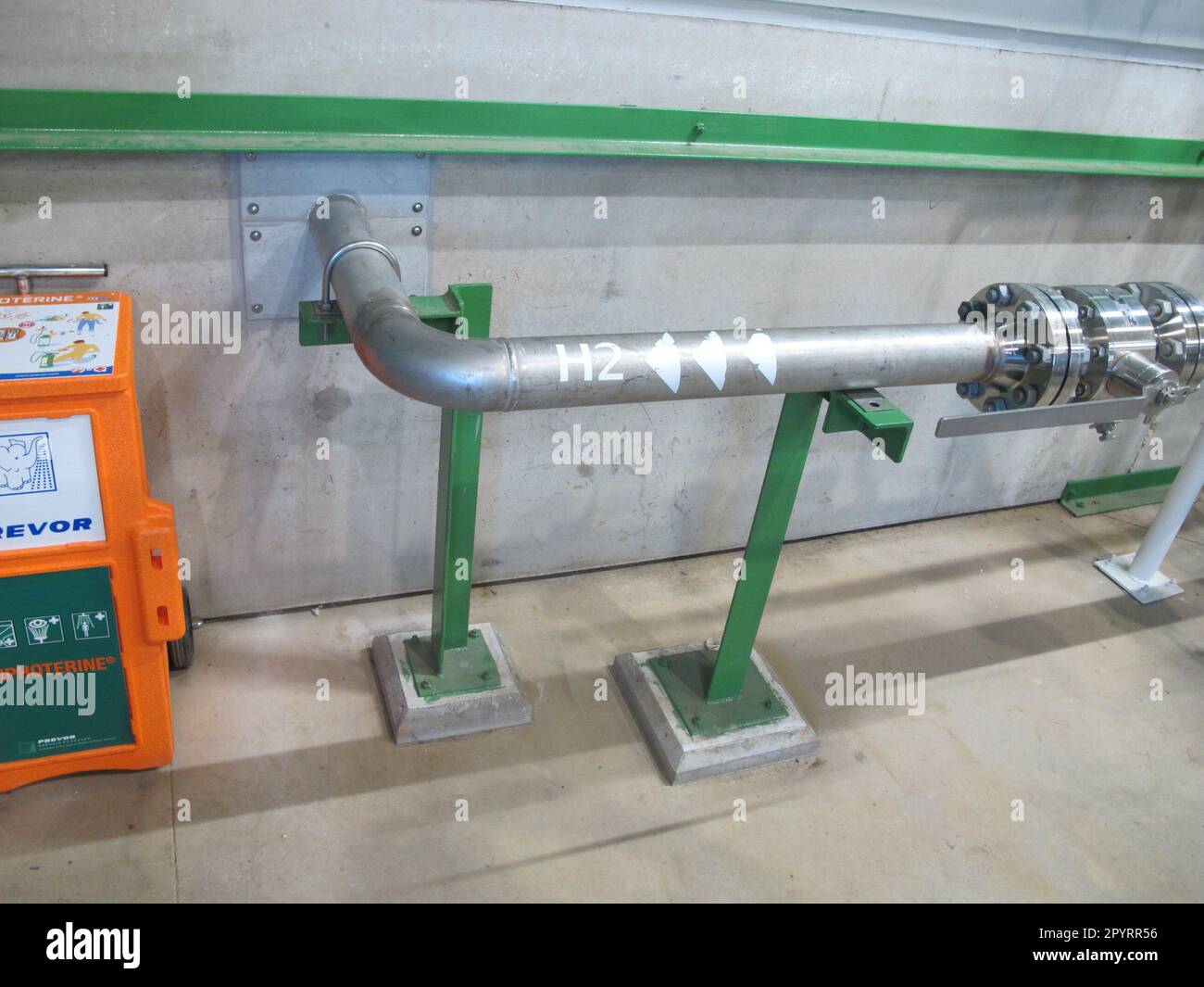 Puertollano, Spain. 18th Apr, 2023. An inconspicuous pipe in a corner ...