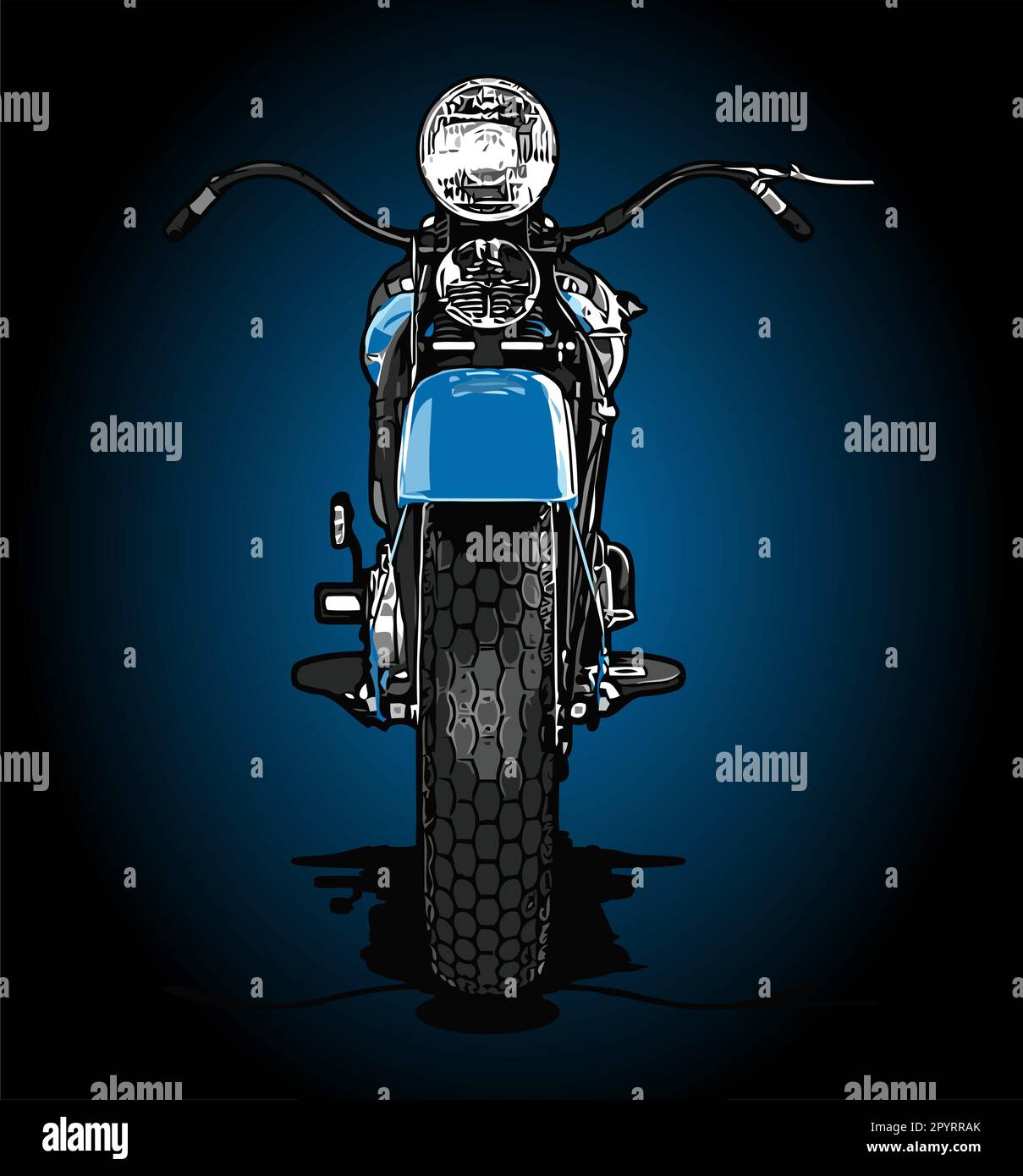 Motorcycle on dirt track Stock Vector Images - Alamy