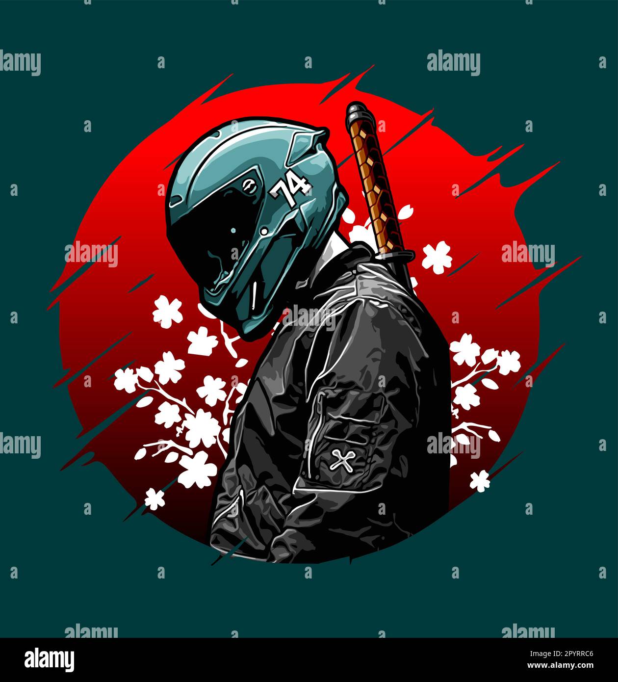 biker vector template Stock Vector Image & Art - Alamy