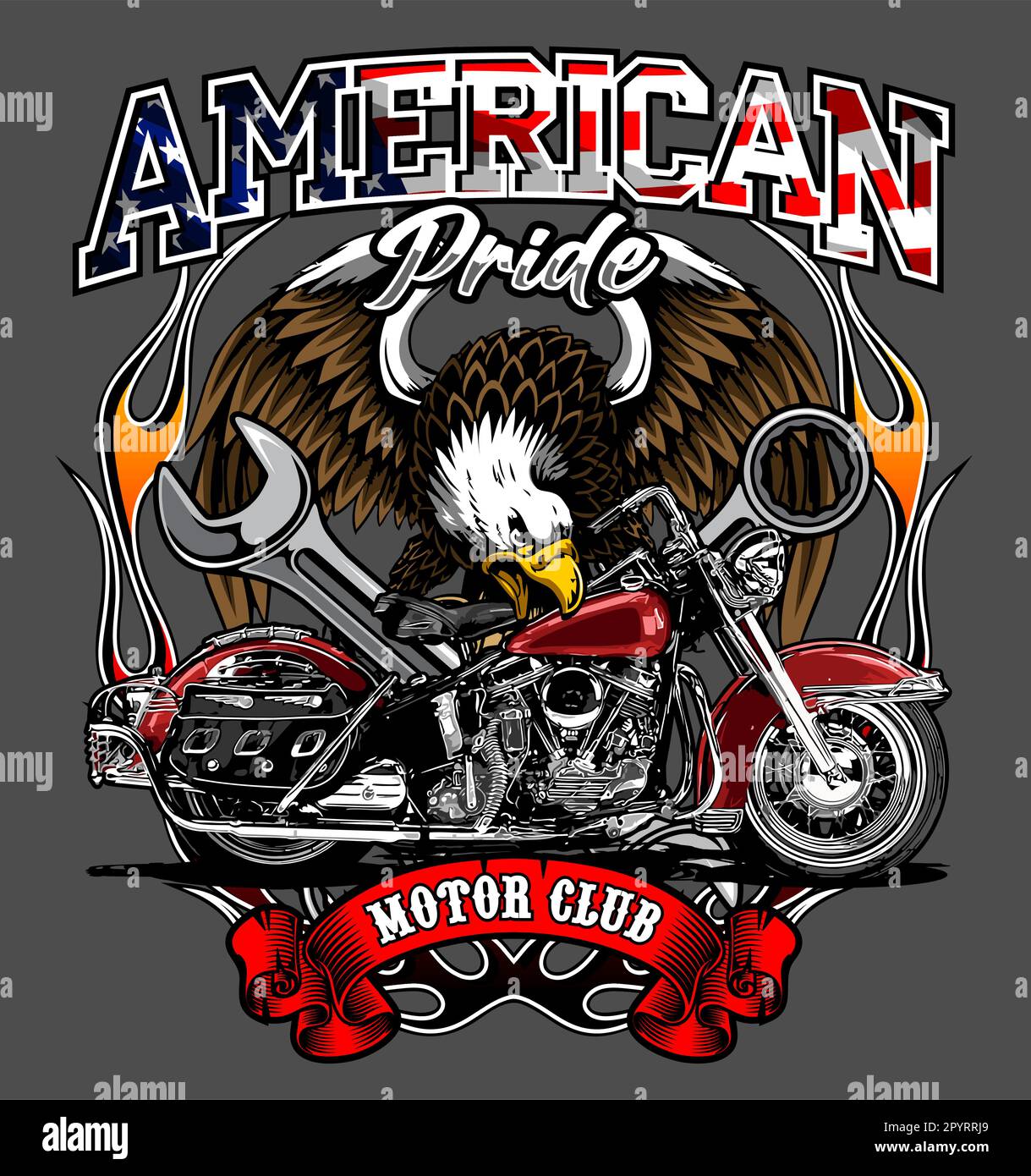 classic motorcycle vector template Stock Vector Image & Art - Alamy