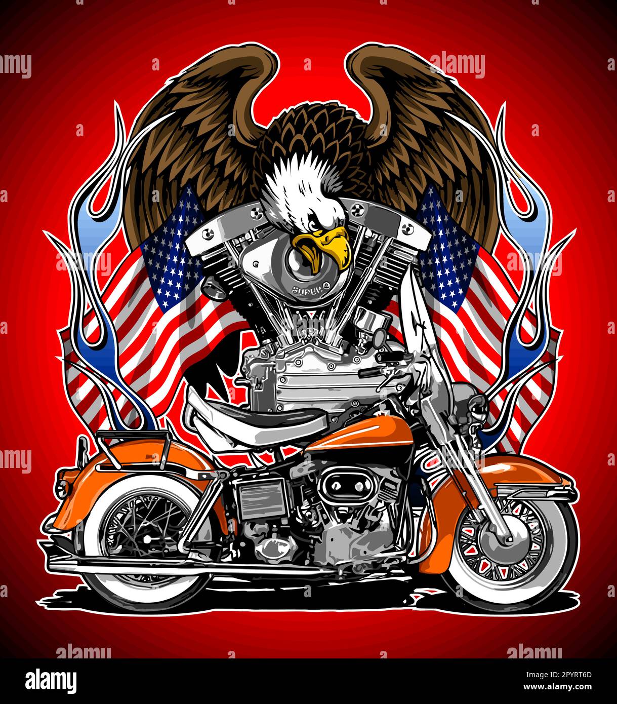v-twin vector template Stock Vector Image & Art - Alamy