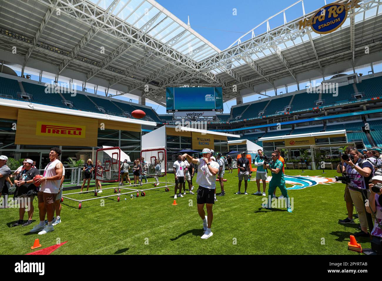 Miami, USA. 4th May, 2023. F1 Paddock inside Hard Rock Stadium, F1 ...
