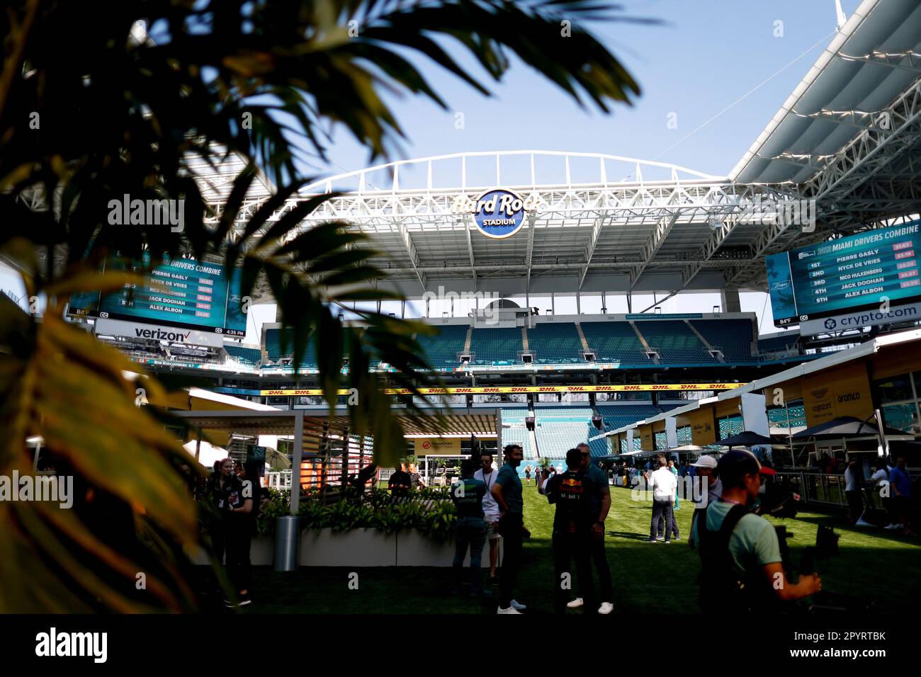 Miami, USA. 4th May, 2023. F1 Paddock inside Hard Rock Stadium, F1 ...