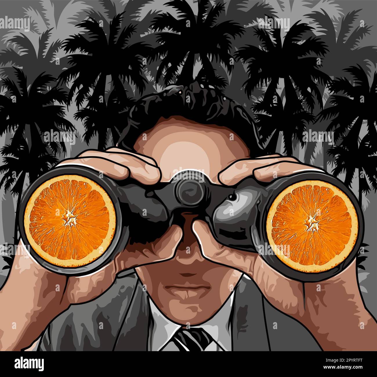 orange fruit vector template Stock Vector Image & Art - Alamy