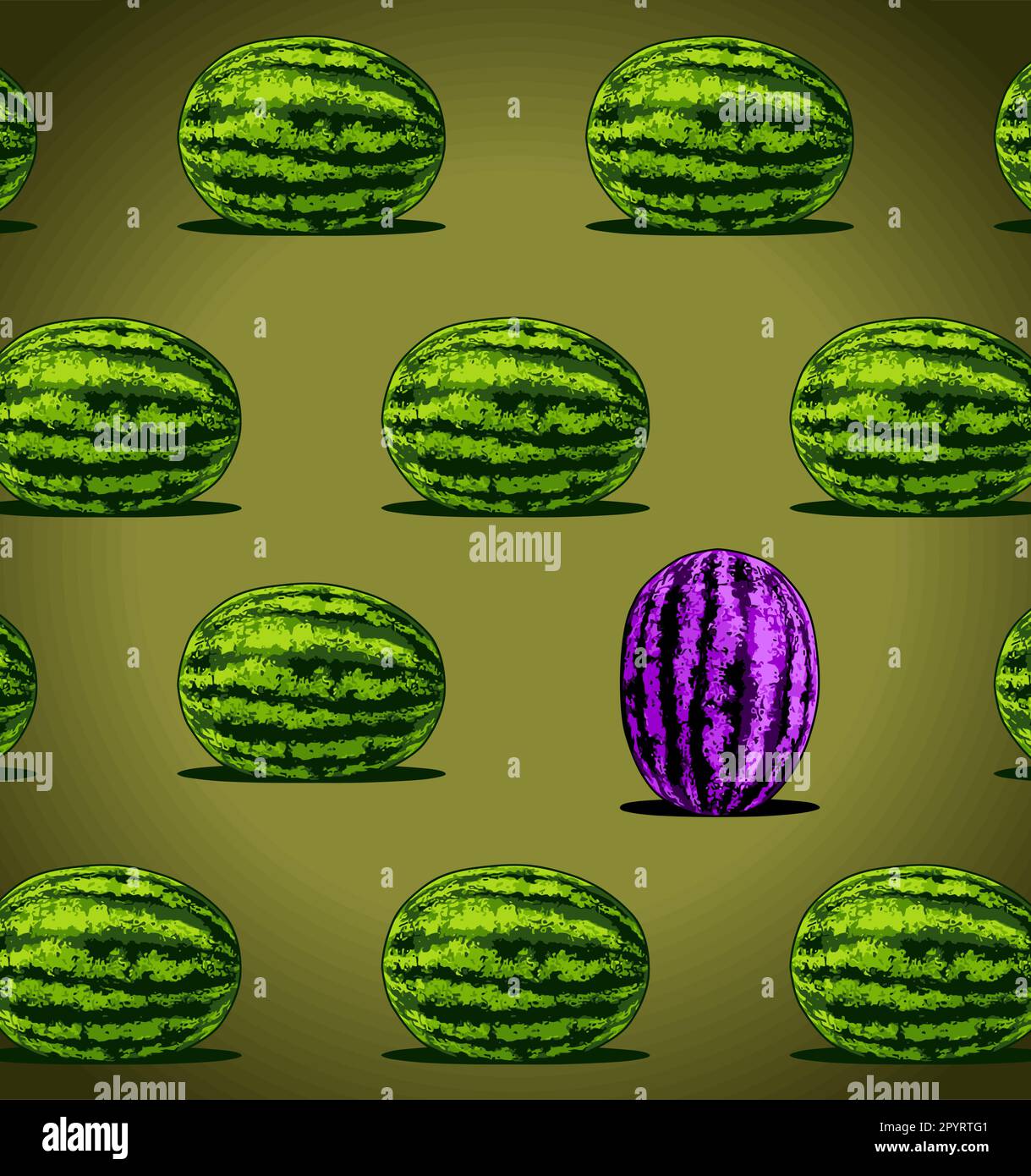 watermelon fruit vector template Stock Vector Image & Art - Alamy