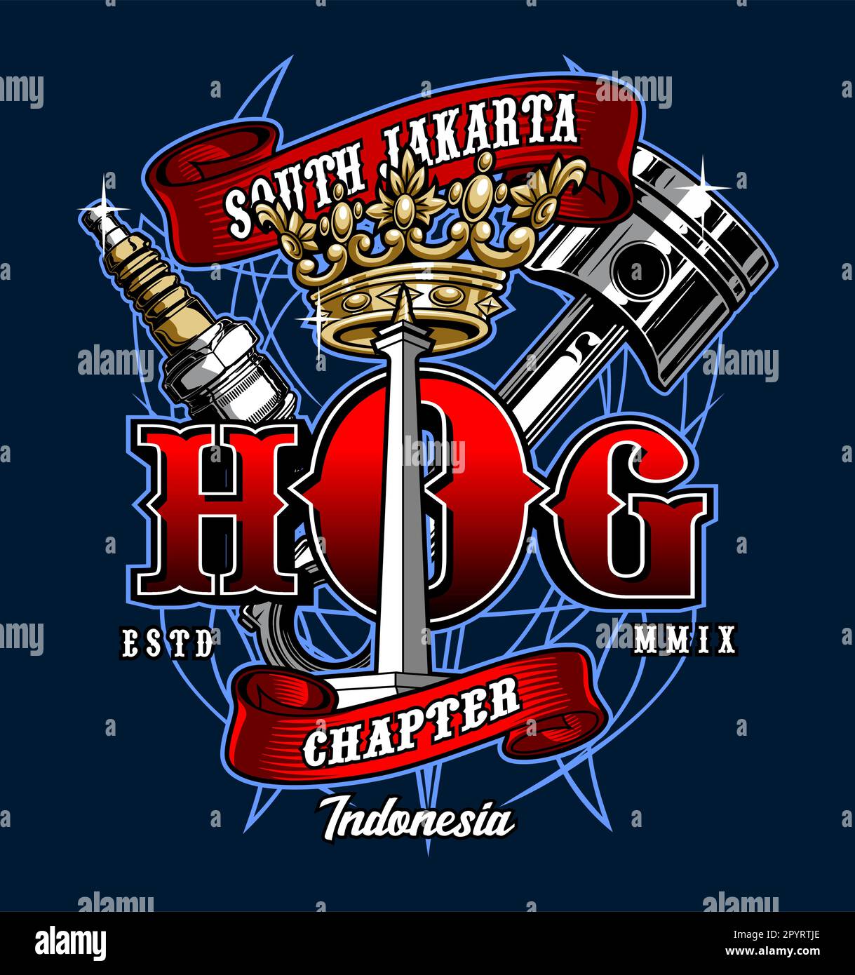 motorcycle club logo Stock Vector Image & Art - Alamy