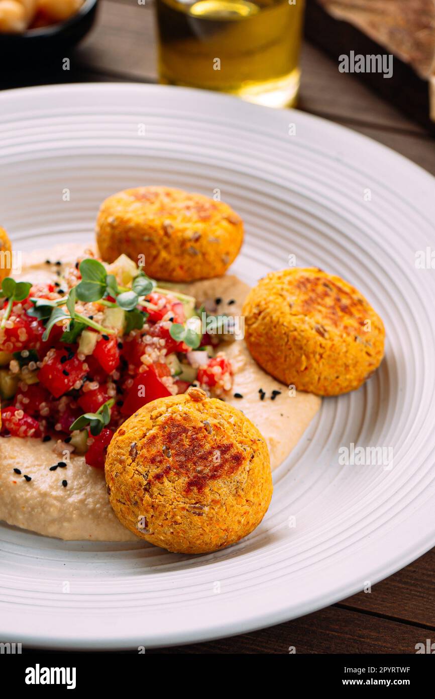Falafels salad hi-res stock photography and images - Alamy