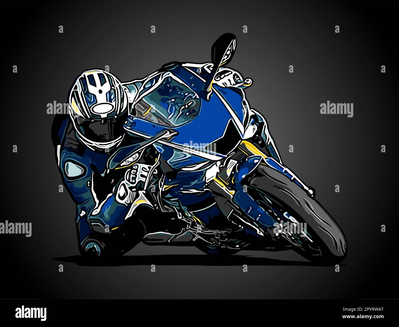 motorcycle vector template Stock Vector Image & Art - Alamy