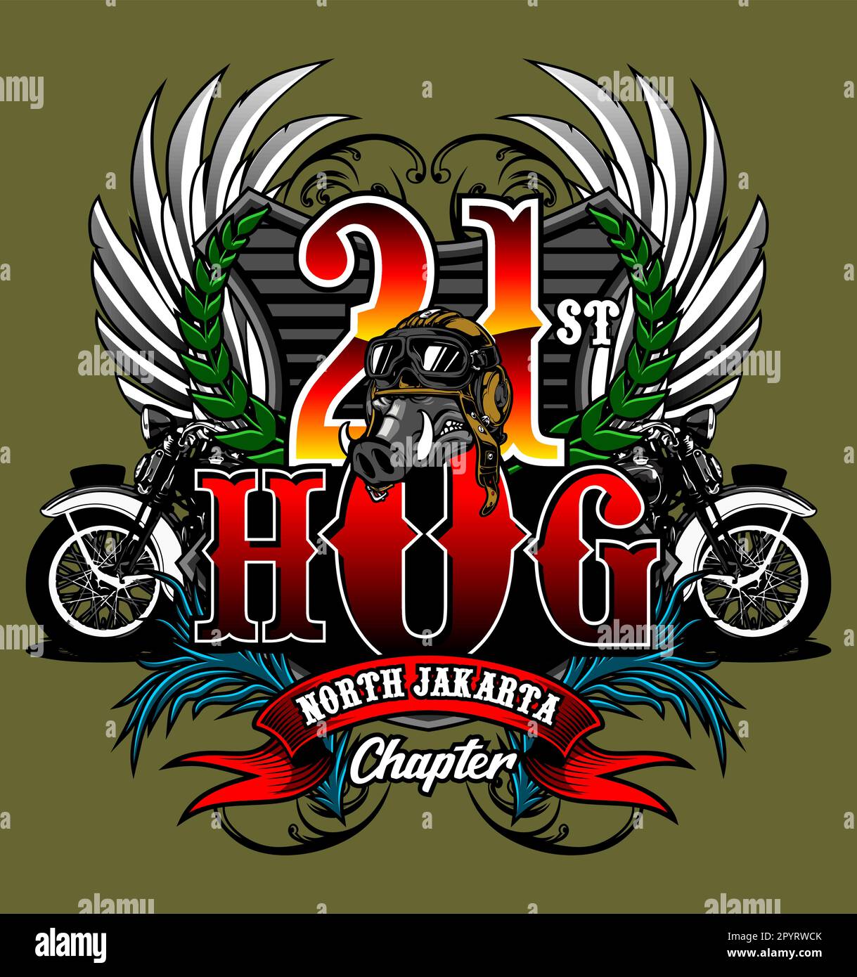 classic motorcycle vector template Stock Vector Image & Art - Alamy