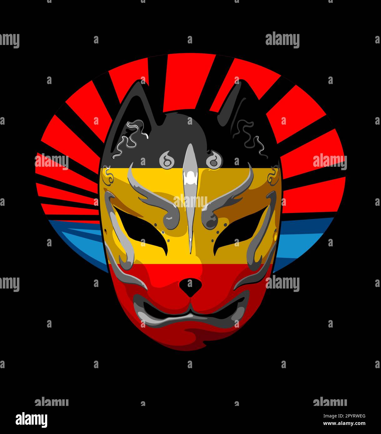 Japanese mythology anime Stock Vector Images - Alamy