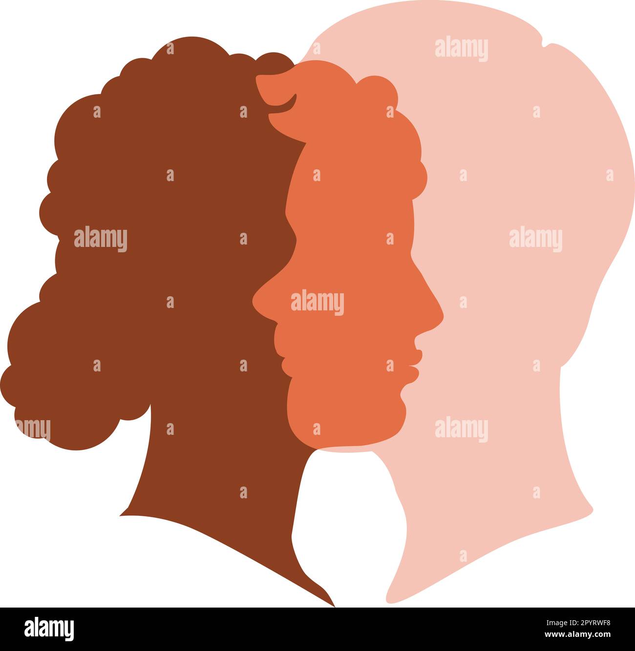 Unity, relationships, mental health, sharing love and thoughts, concept ...