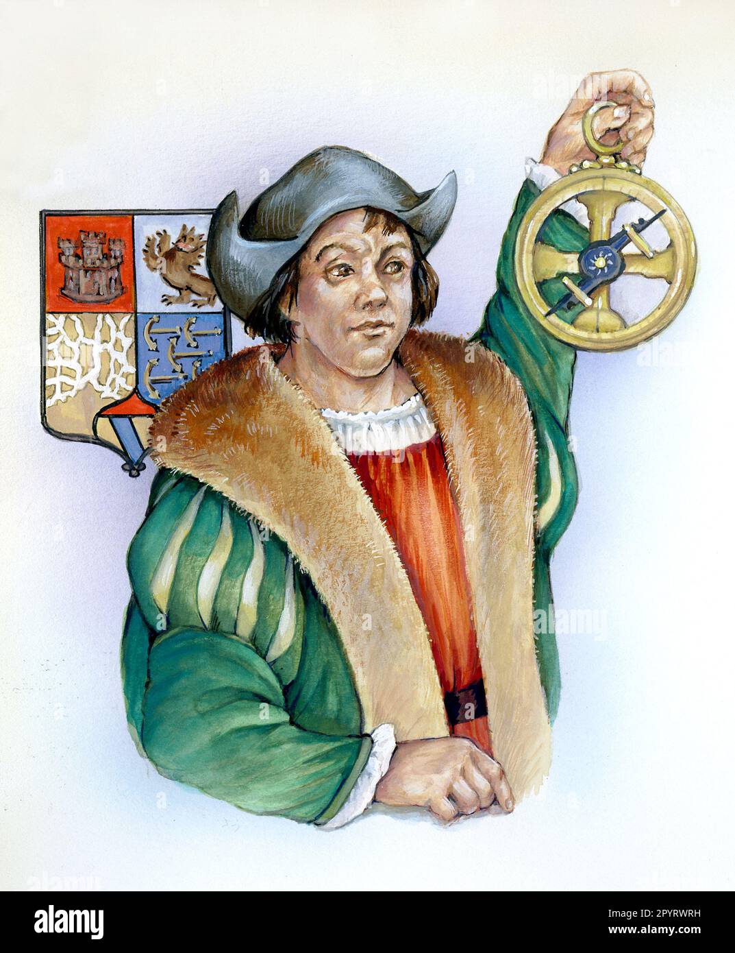 General-Christopher Columbus (1451-1506) explorer Stock Photo - Alamy