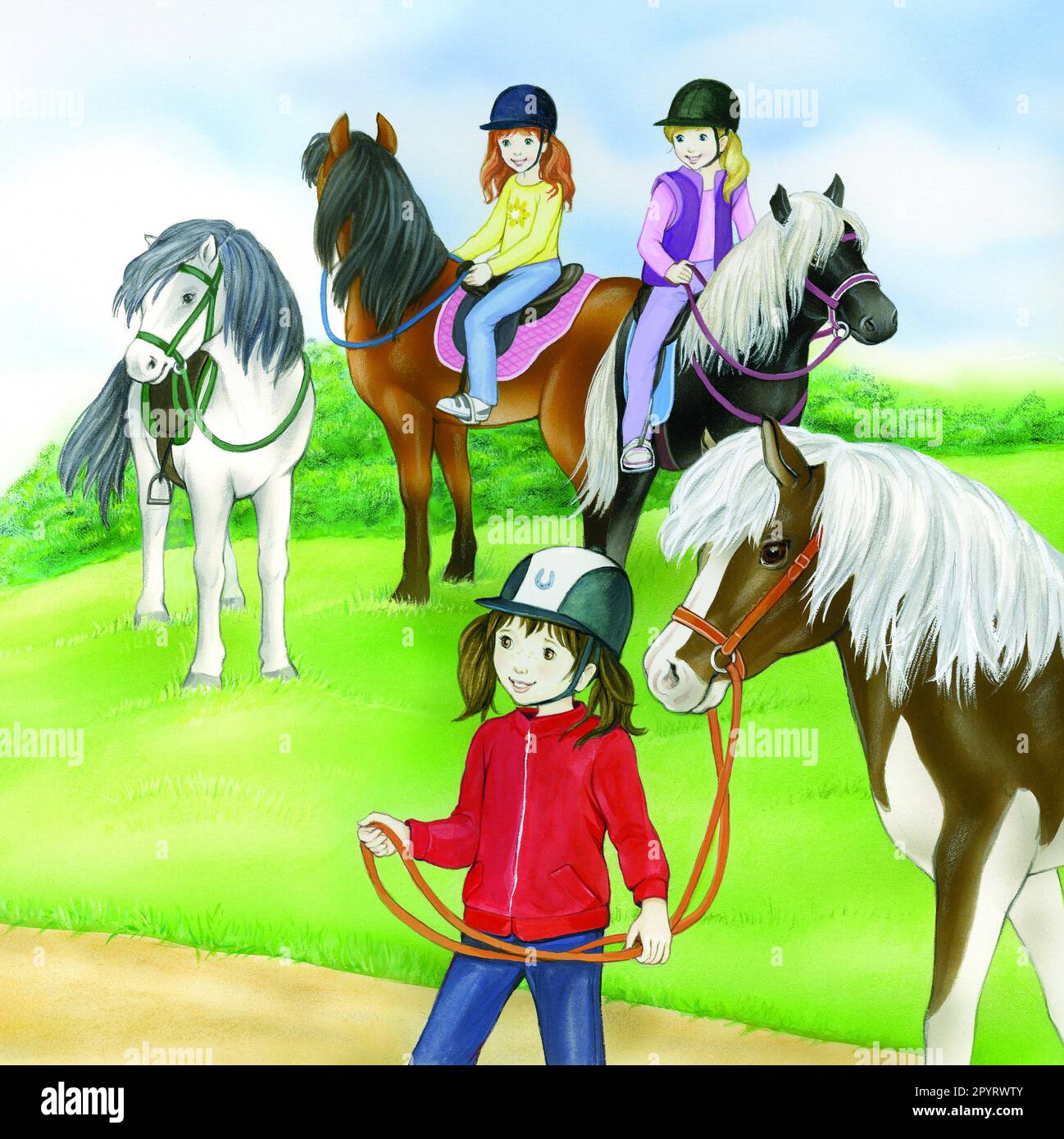 Girls riders hi-res stock photography and images - Alamy