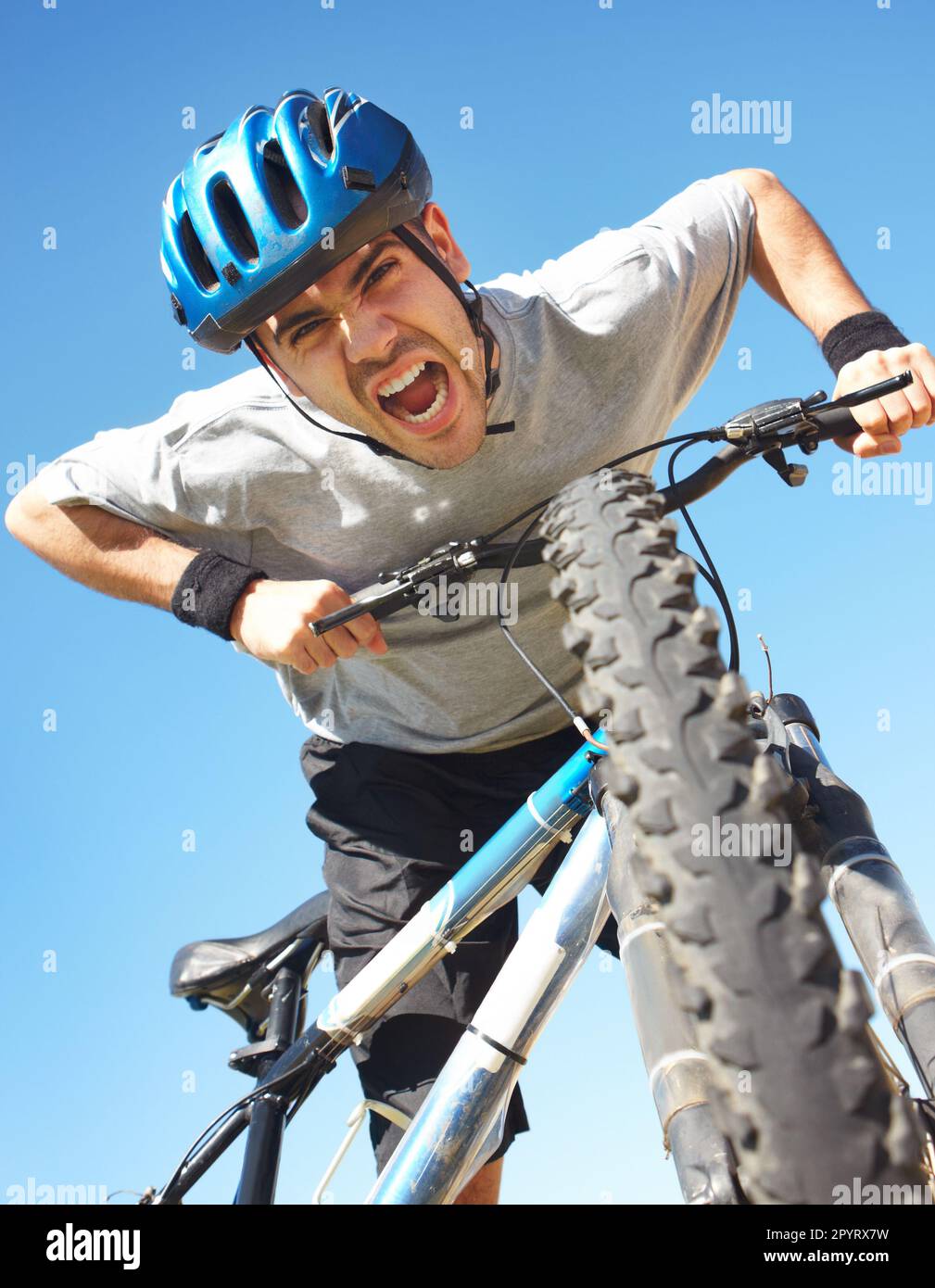 Crazy man yelling outside hi-res stock photography and images - Alamy