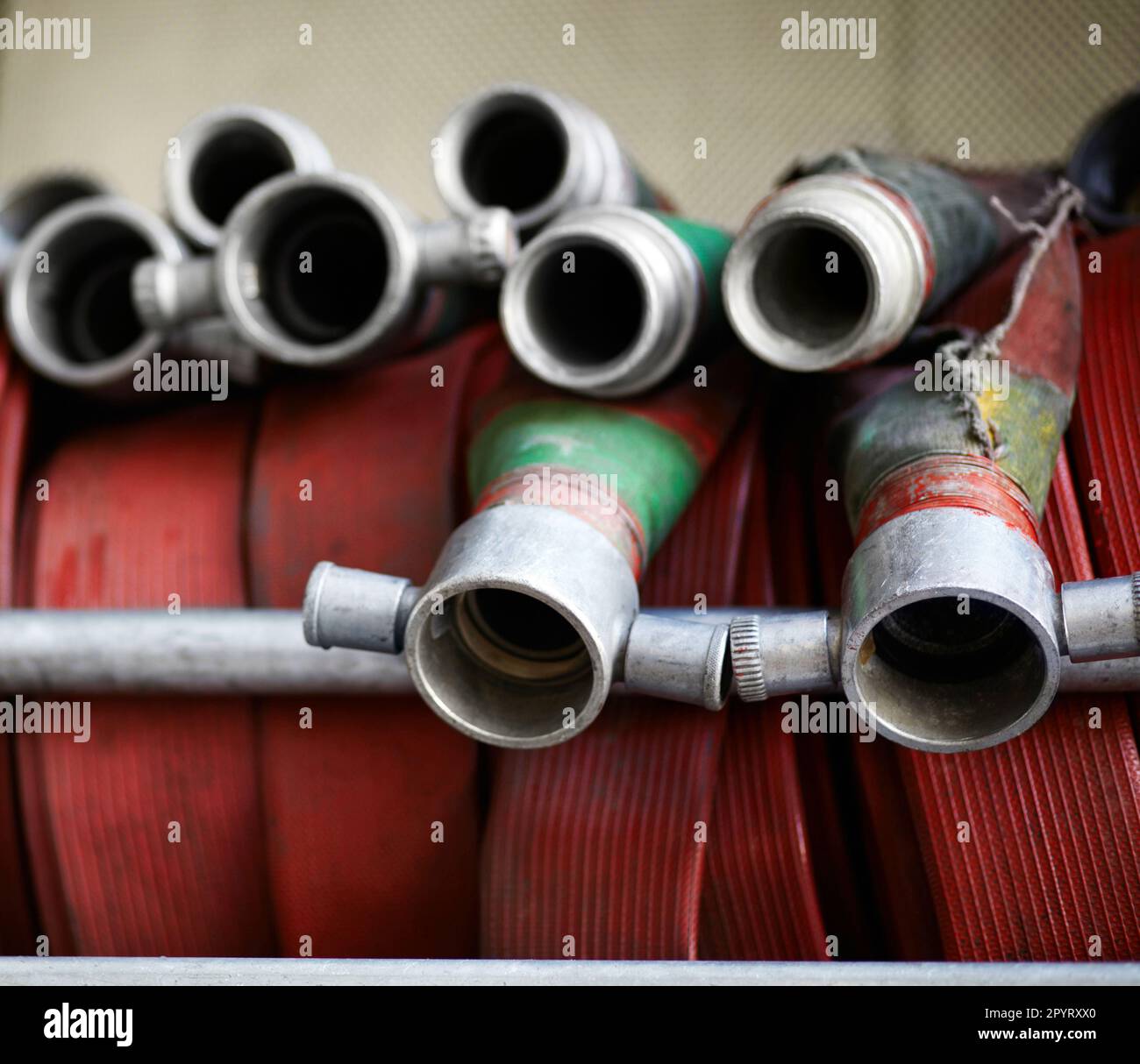 Firefighter hose pipe hi-res stock photography and images - Alamy