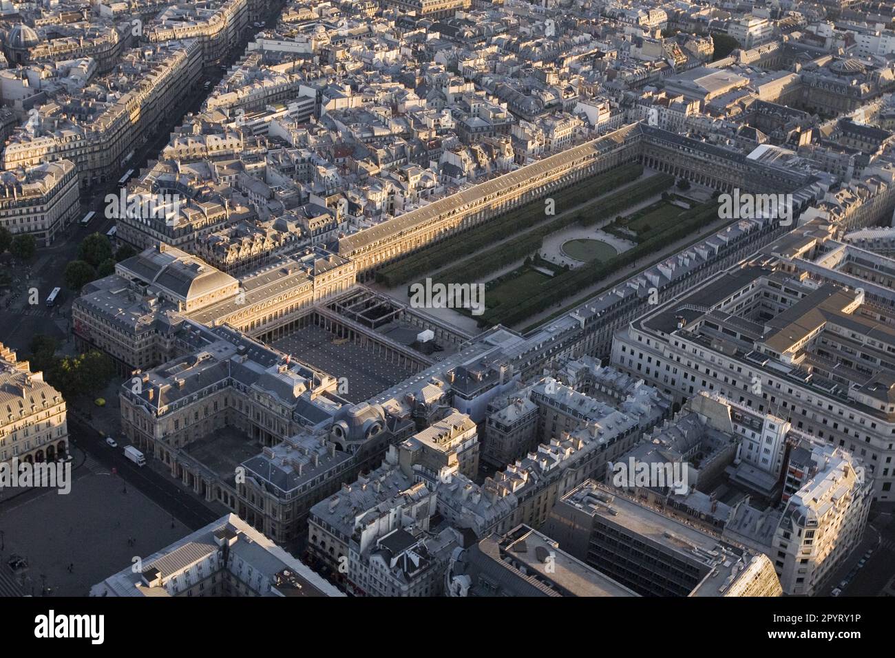 FRANCE. PARIS (75) 1ST DISTRICT. AERIAL VIEW OF THE COUNCIL OF STATE ...