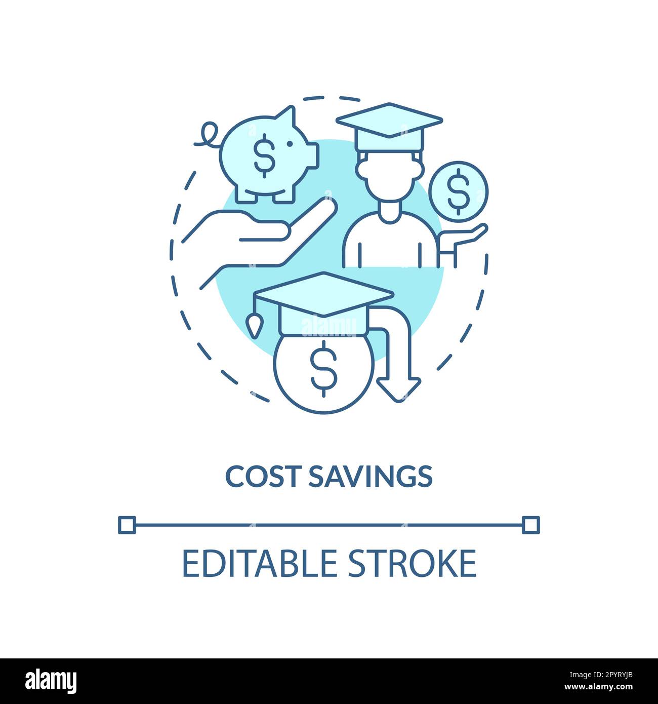 Investing in education symbol Stock Vector Images - Alamy