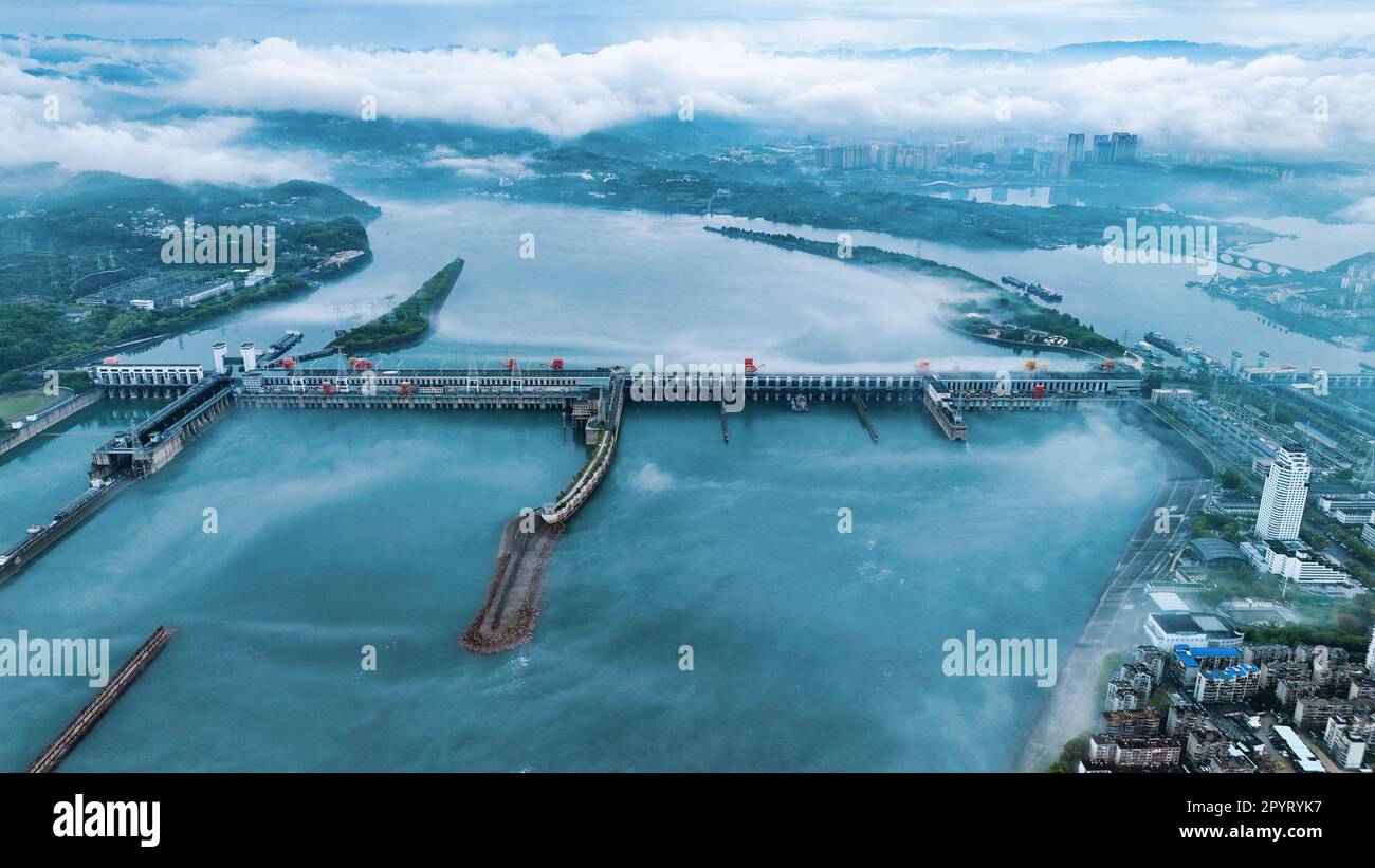 YICHANG, CHINA - MAY 4, 2023 - Photo taken on May 4, 2023 shows the ...