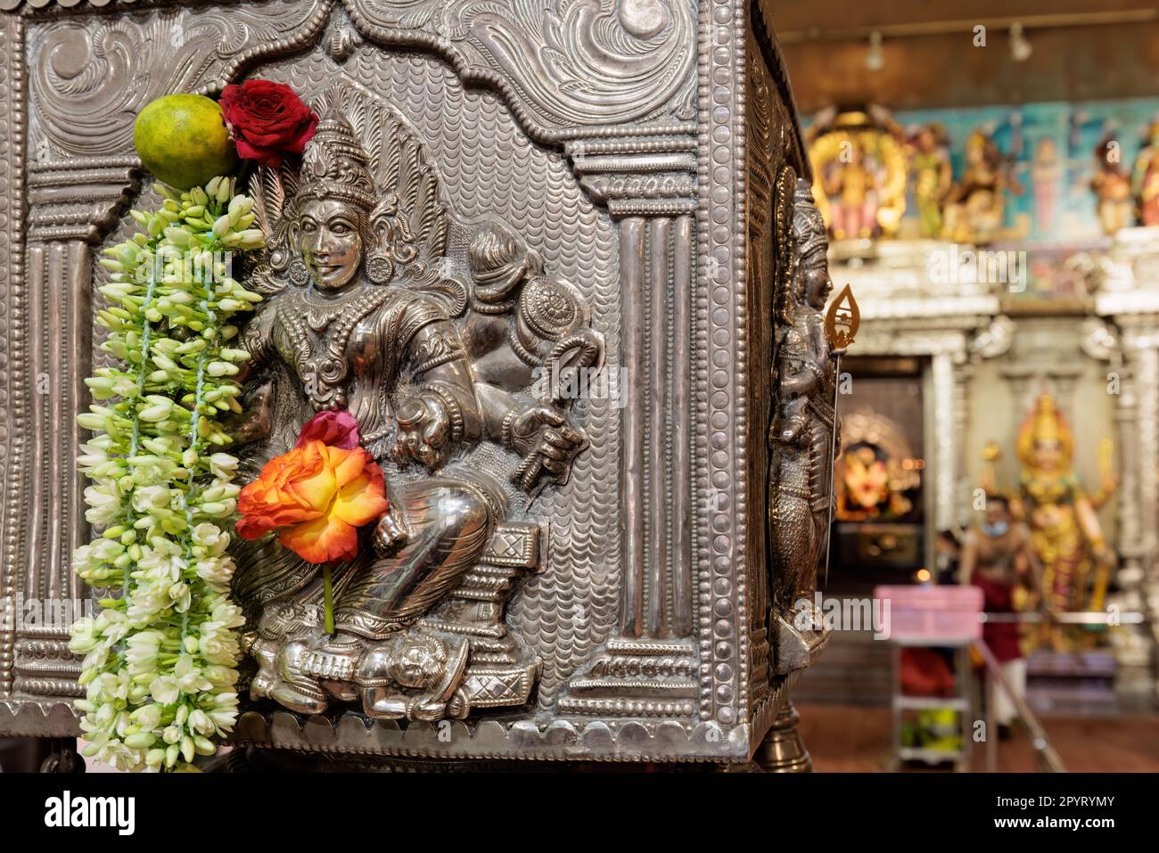 Details of Sri Thendayuthapani Temple - Singapore Stock Photo - Alamy