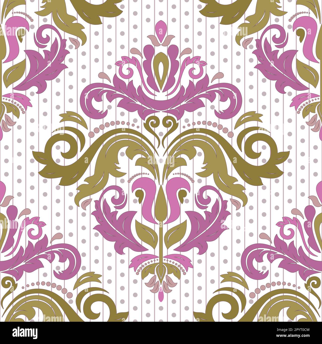 Classic seamless vector pattern. Damask orient ornament. Classic ...