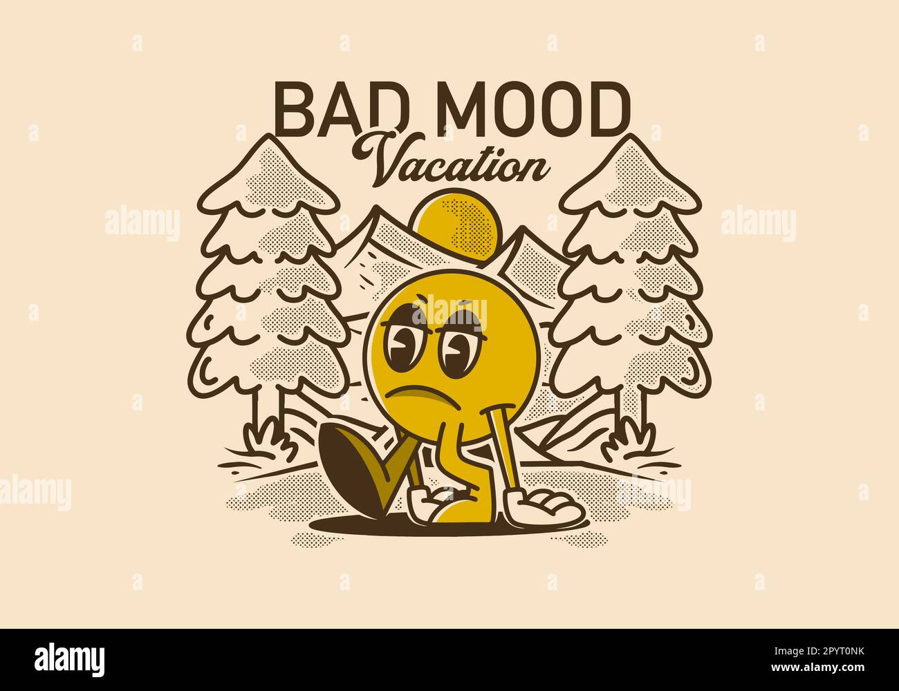 Very bad mood Stock Vector Images - Alamy