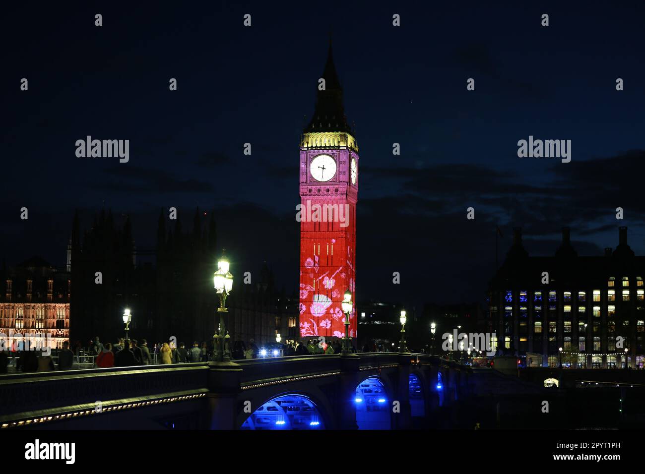 London, UK. 04 May 2023. London’s iconic Elizabeth Tower, commonly ...