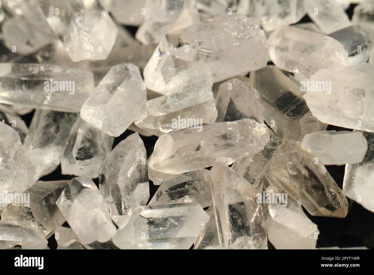 white rock-crystal texture as very nice mineral background Stock Photo ...