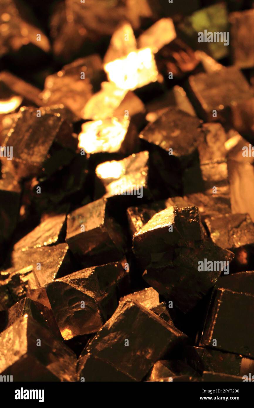 pyrite mineral background as very nice golden texture Stock Photo - Alamy