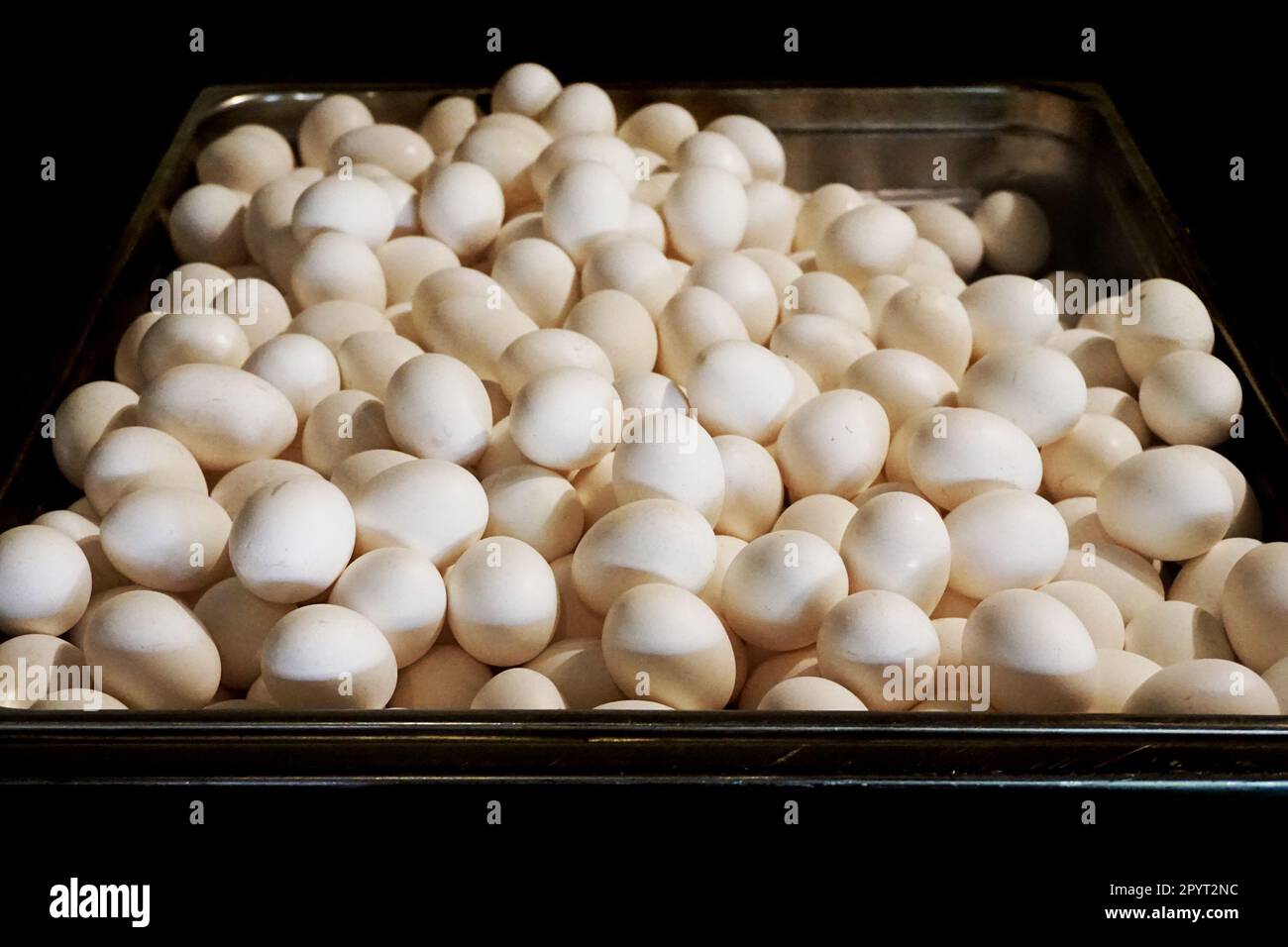 cooked eggs texture as very nice food background Stock Photo - Alamy