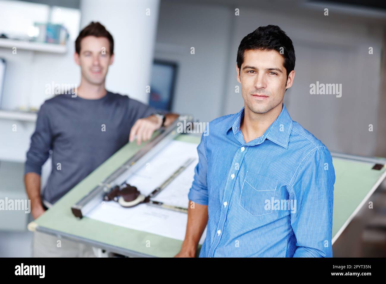 Architecture has always been his dream. A handsome young architect ...