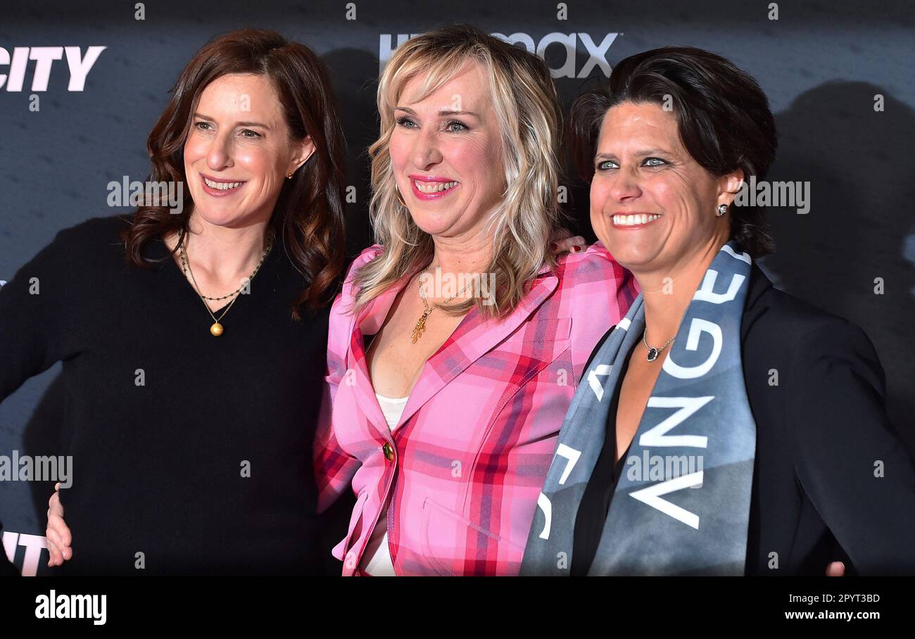 Kara Nortman, from left, Arlene Nelson, and Julie Uhrman arrive at the ...